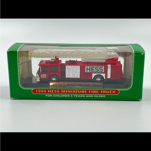 Hess | Toys | Vintage 999 Hess Miniature Fire Truck New In Box | Poshmark